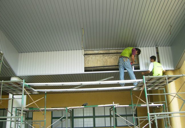 Strip Ceiling Installation For Skybridge - Air Keroh Melaka | CEILING ...